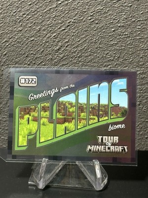 2024 Panini Minecraft Trading Cards OptiChrome Tour of Minecraft Plains ...