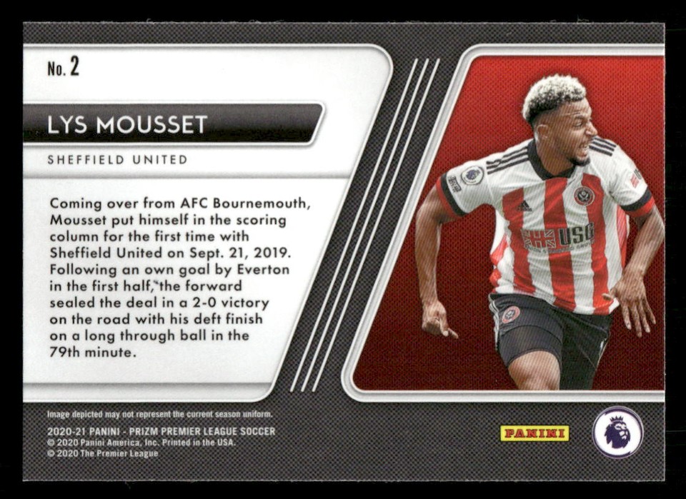 2020-21 Panini Prizm Premier League Lys Mousset Scorers Club #2 Card | eBay