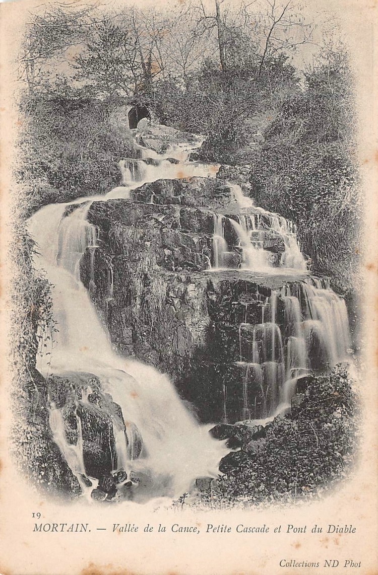 Mortain - Valley Of La Cance - Small Cascade And Bridge of / The Devil ...