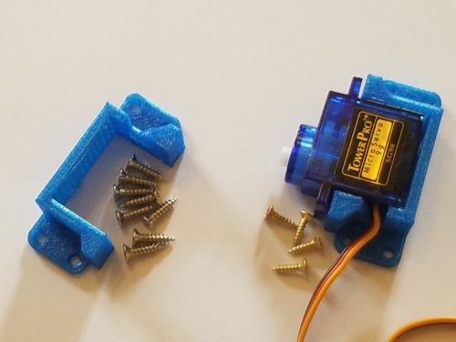 10 pcs x mini / small Servo Mount bracket SG90 PETG stand Horizontal w ...