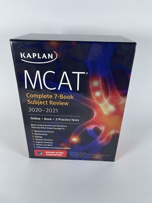 MCAT Complete 7-Book Subject Review 2020-2021 Like New | eBay