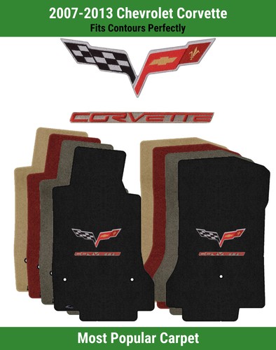 Lloyd Ultimat Front Carpet Mats for '07-13 Chevy Corvette w/C6 Double ...