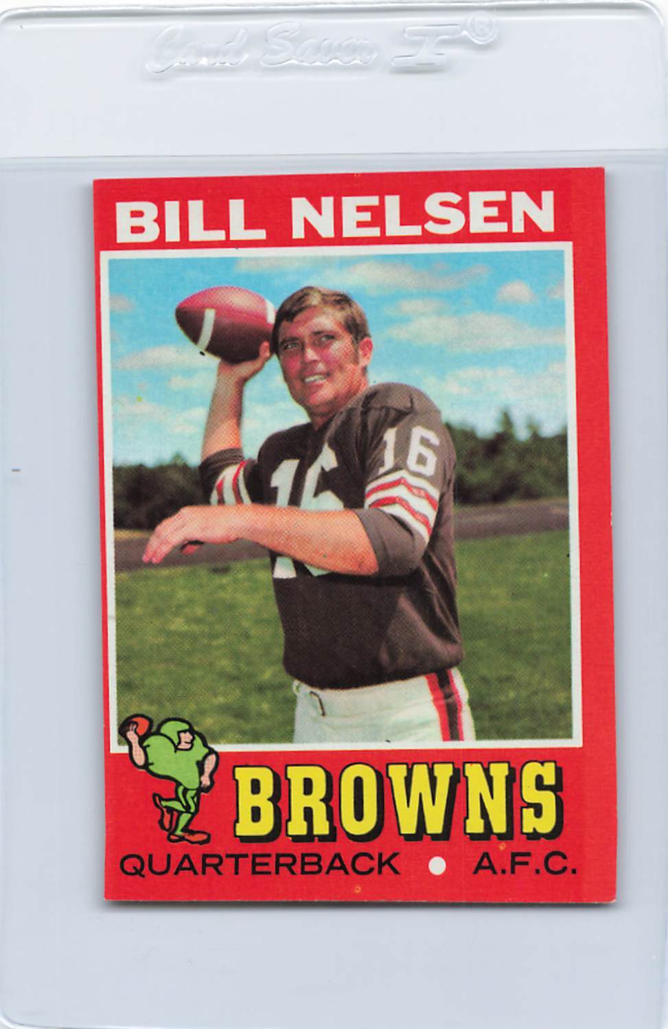 1971 Topps #220 Bill Nelsen Browns EX/MT *DA-B2272 | eBay