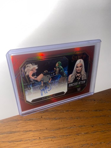 Panini Select 2023 WWE Liv Morgan Red Ringside Action Auto 35/60 | eBay