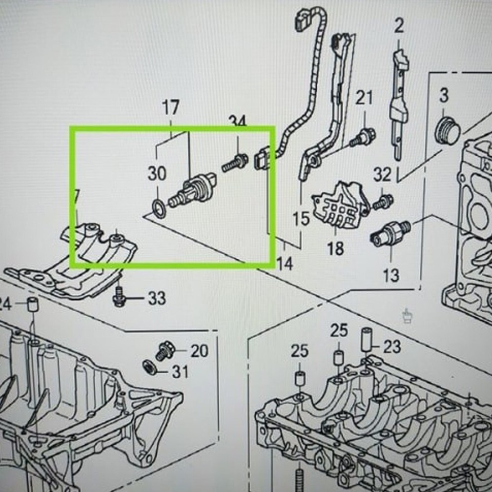 Genuine Original Crankshaft Position Sensor Honda Accord 2008-2013 ...