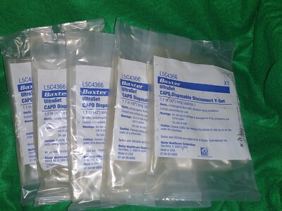 Baxter L5C4366 CAPD Disposable Disconnect Y-Set Lot of 5 | eBay