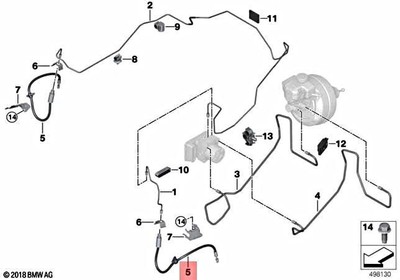 Genuine BMW G20 G28 318i 320d 320i 320Ld 320Li BRAKE HOSE FRONT ...