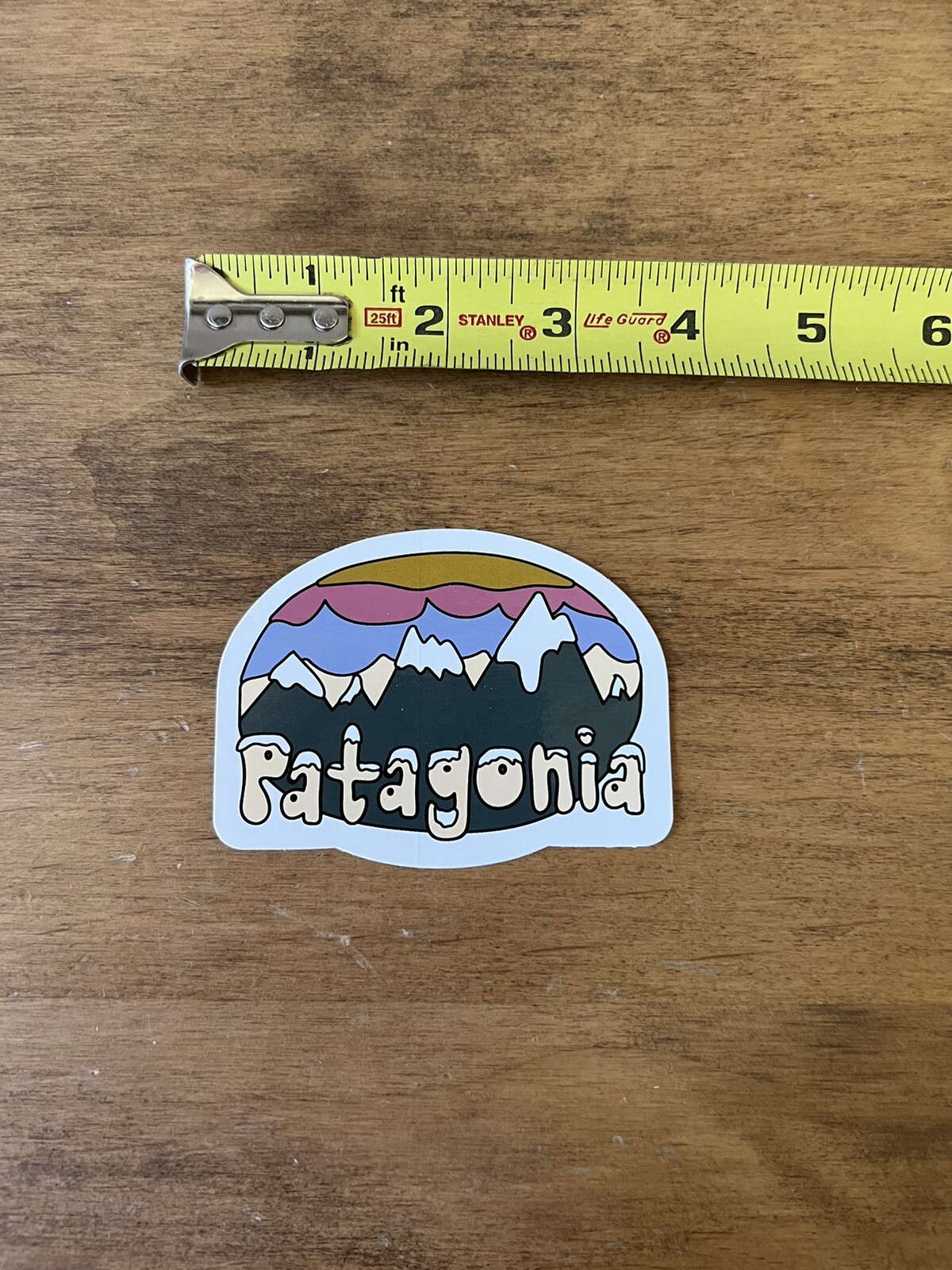 Patagonia Winter Mountain Scene Sticker/Decal Vinyl Approx 3” Outdoor ...