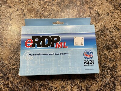 PADI Multilevel Recreational Dive Planner Blue ERDP ML DSAT Diving Tool ...
