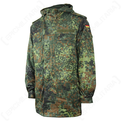 Flecktarn Camo German Army Field Jacket - Removable Liner Bundeswehr ...
