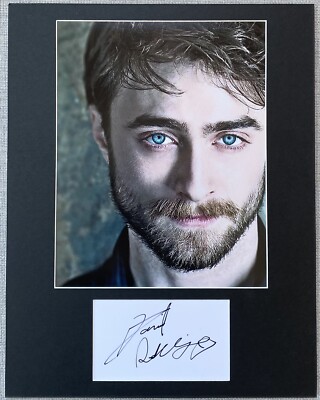 Daniel Radcliffe Signed In Person 11x14 Matted Autograph & Photo ...