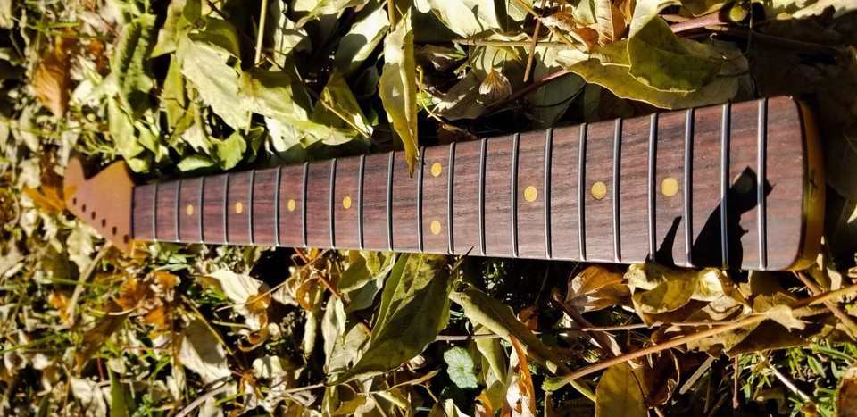 Aged Clay Dot Inlay - Relic For Fender Strat/Tele Neck - Aged Brown | eBay