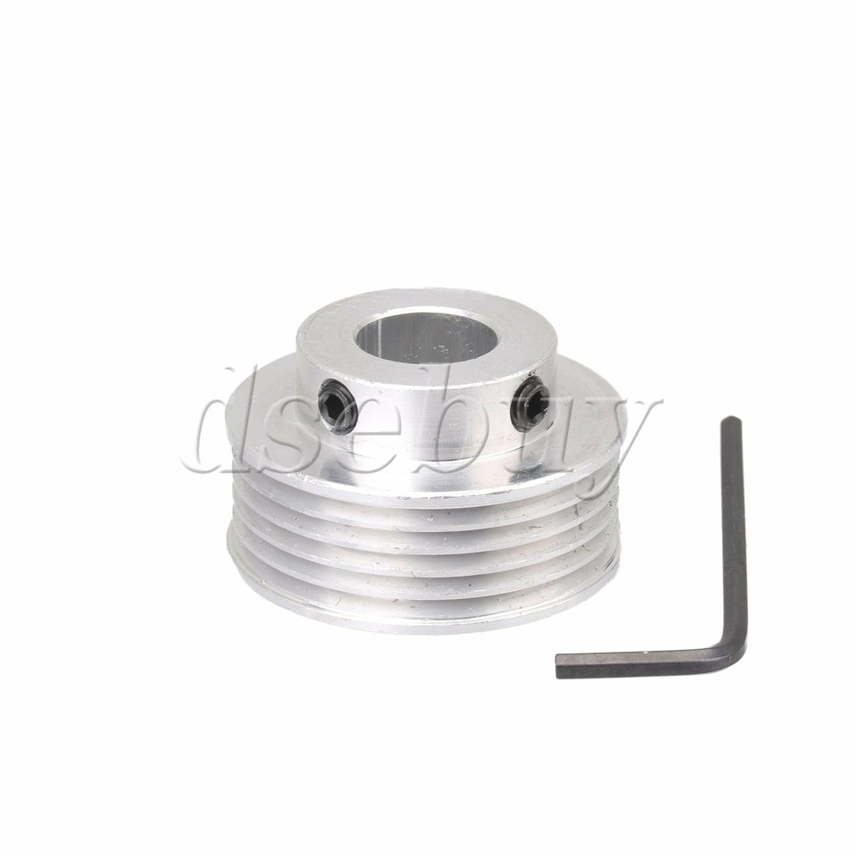 14mm Bore PJ Silver Aluminum CNC Engine Belt Pulley for Motor Shaft | eBay