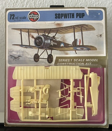 Sopwith Pup Vintage Model Aircraft Model Kit Airfix 72nd Scale Sealed ...