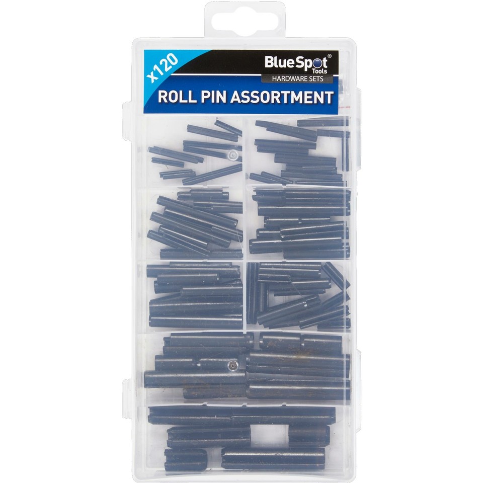 120pc Assorted DIY Workshop Storage Automotive Machinery Roll C Pin Set ...