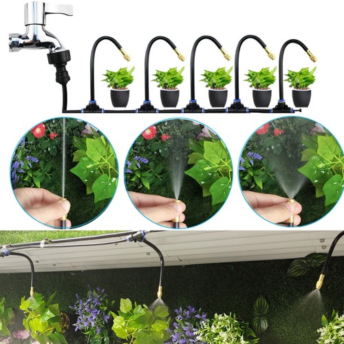 5M/10M Misting System Kit Adjustable Automatic Misting Watering Kit for ...
