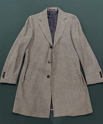 suitsupply houndstooth Wool Cashmere Overcoat | eBay