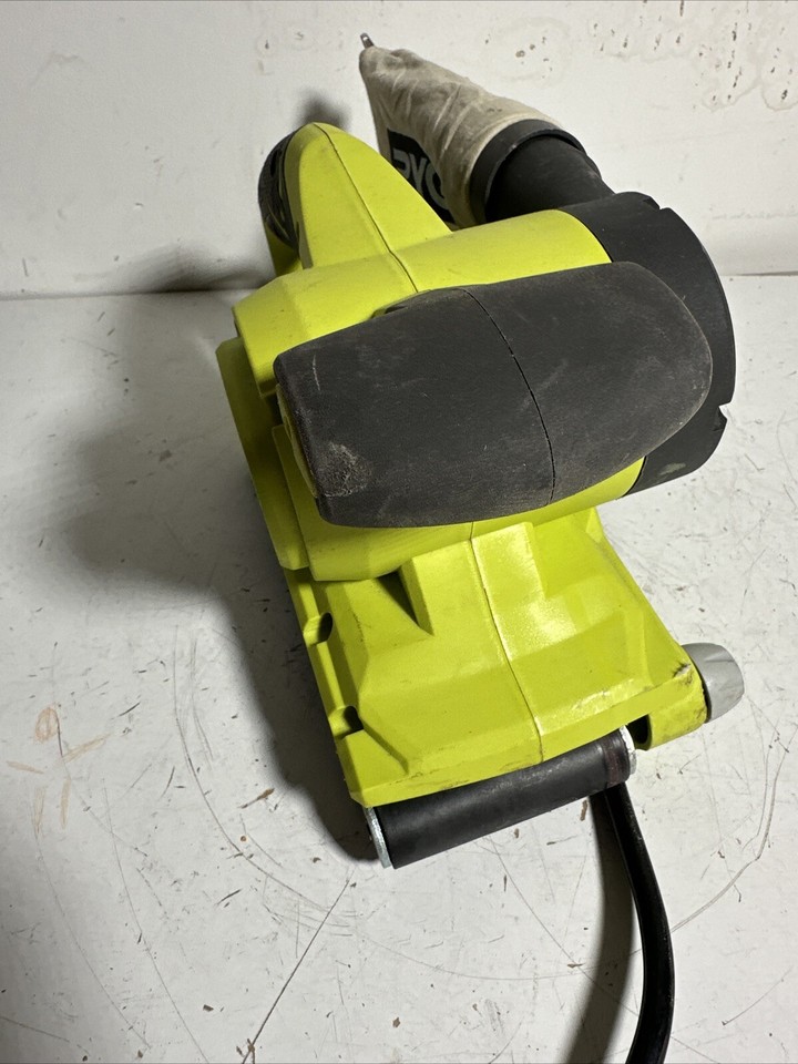 Ryobi BE319 6 Amp Portable Corded 3" x 18" Belt Sander & Dust Bag (Tool ...