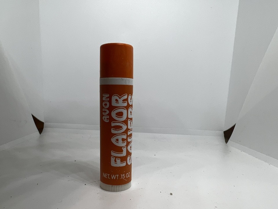 Avon Flavor Saver Lip Balm Chapstick Orange * NEW * NOS | eBay