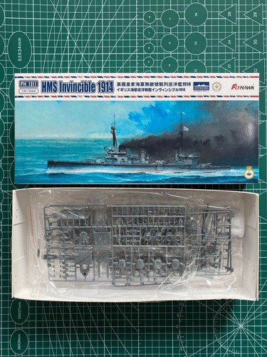 Flyhawk FH1311 1/700 HMS Invincible 1914 Plastic Model Kit | eBay