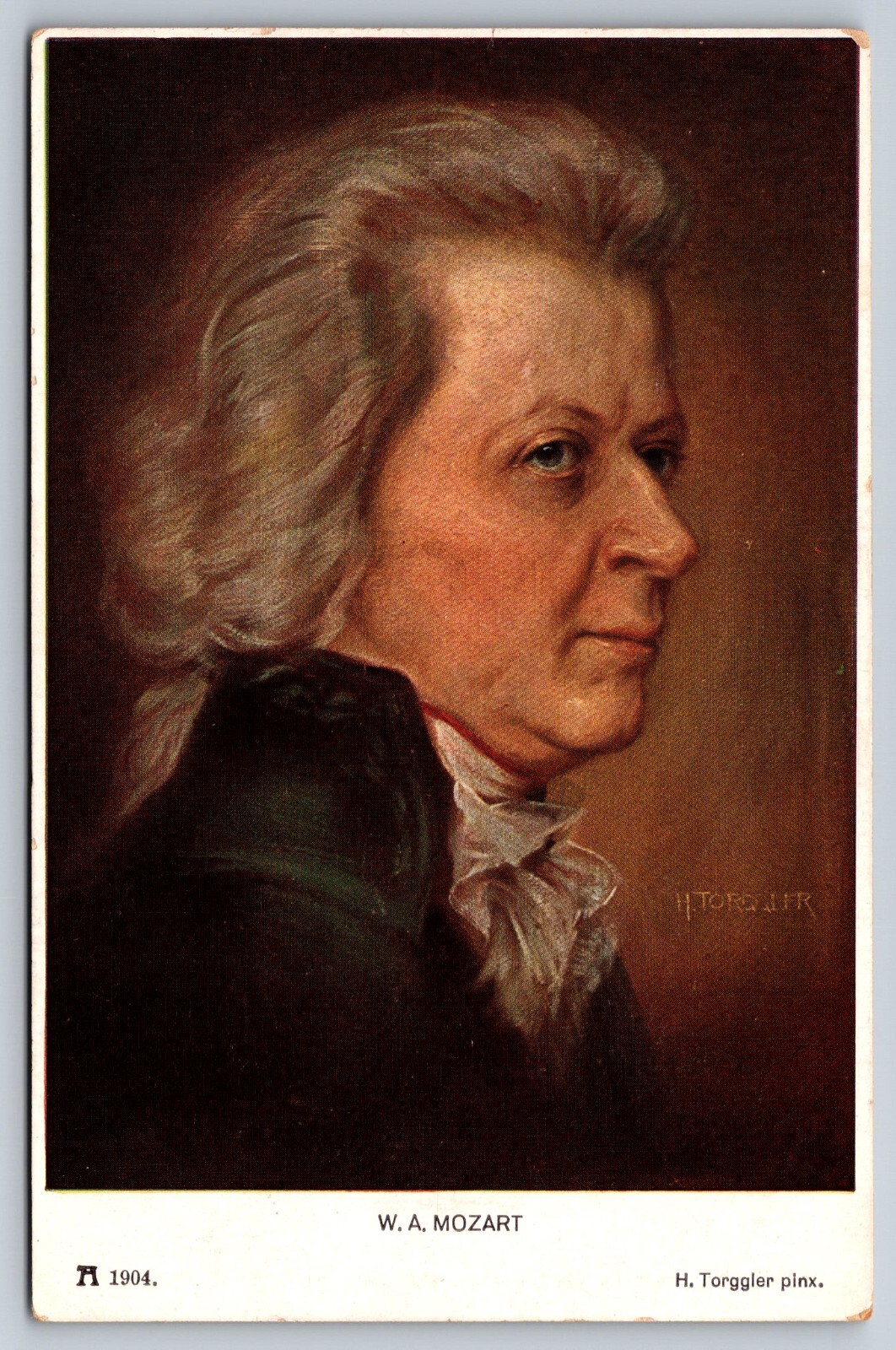 Postcard Music Composer Wolfgang Amadeus Mozart | eBay