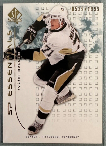 2009-10 SP Authentic - SP Essentials #112 Evgeni Malkin /1999 for sale ...