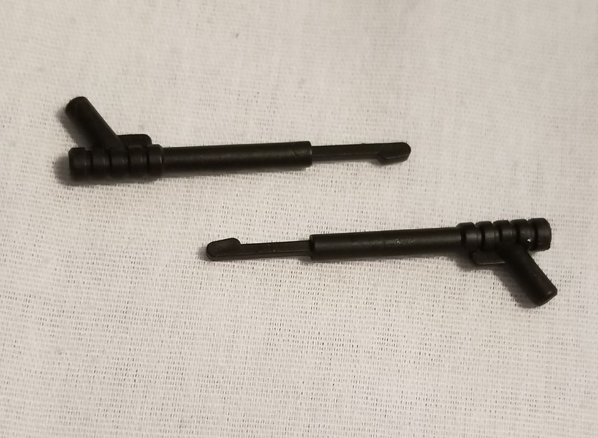 Lego Lot Of 2 Black Spearguns Minifig Weapon Harpoon Weapon Accessories ...