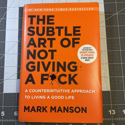The Subtle Art of Not Giving a F*ck By Mark Manson Hardcover FIRST ...