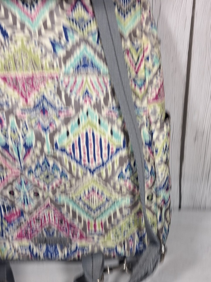 Sakroots Be Brave Beautiful Backpack Skinny Straps Pink Green 10 ...