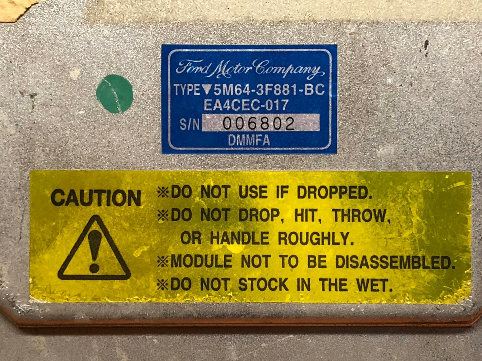 05-07 FORD ESCAPE 2.3 HYBRID STEERING CONTROL MODULE COMPUTER 5M64 ...