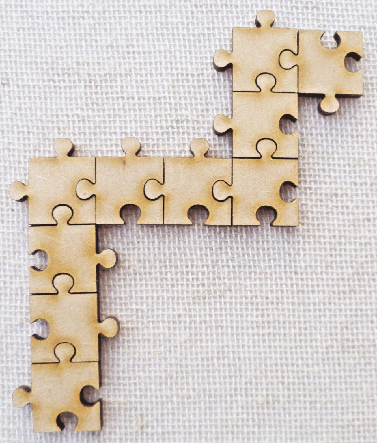 MDF Jigsaw Puzzle Piece Craft shapes Blank shapes Fit together pieces ...