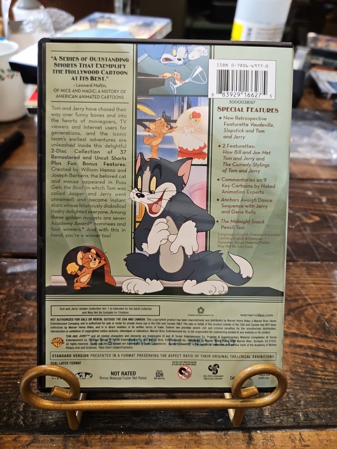 Tom & Jerry Golden Collection: Volume One (DVD) 883929166275 | eBay