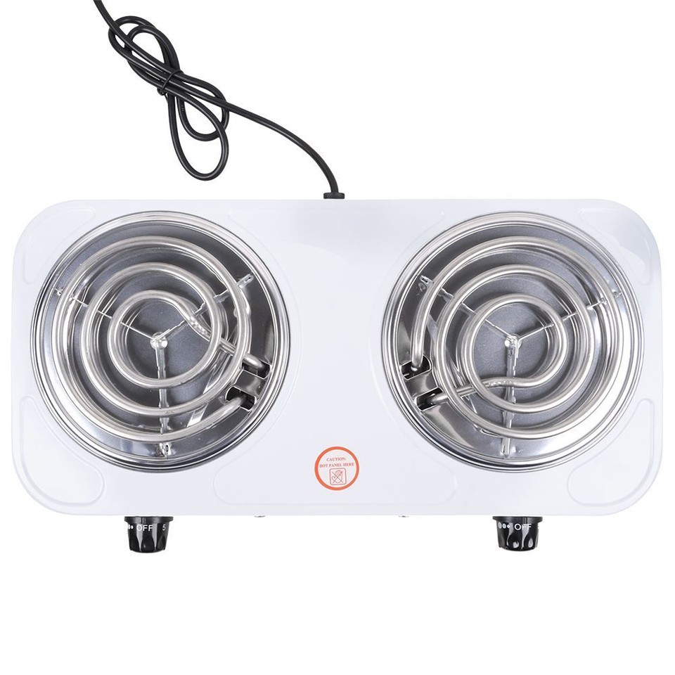 Portable Electric Single Double Burner Stove Hot Plate 1kw 2000W ...