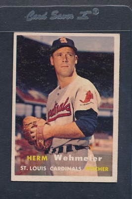 1957 Topps #081 Herm Wehmeier Cardinals VG/EX *2458 | eBay