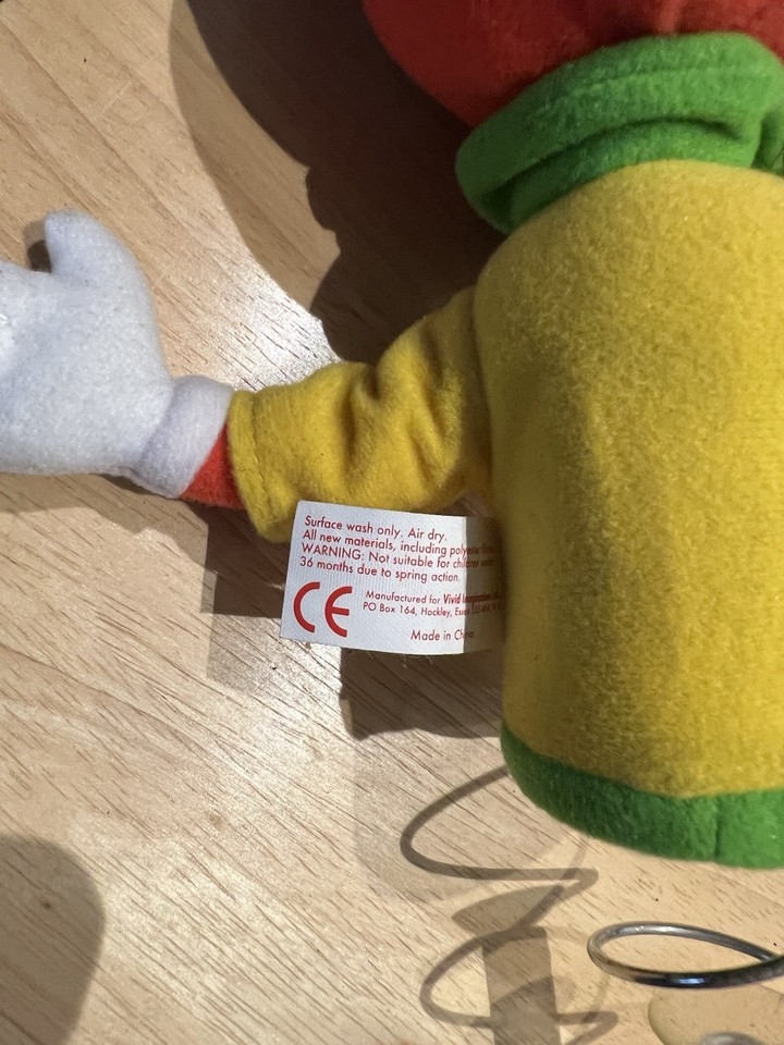 The Magic Roundabout Zebedee Soft Toy On a Spring Vivid Danot 2004 ...