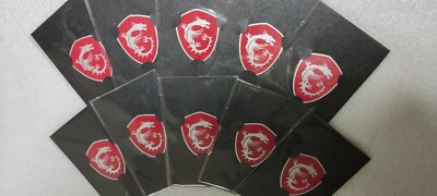 Lot of 10 MSI Sticker Genuine Original MSI Logo Gaming | eBay
