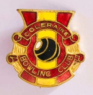 Coleraine Bowling Club Badge Pin Rare Vintage (L10) | eBay