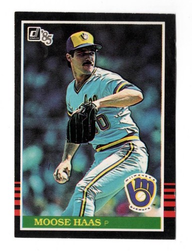 1985 Donruss Moose Haas Milwaukee Brewers #473 Excellent | eBay
