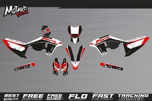 Fantic XX 125 250 2023 Graphics Kit Premium Decals Sticker by Motard ...