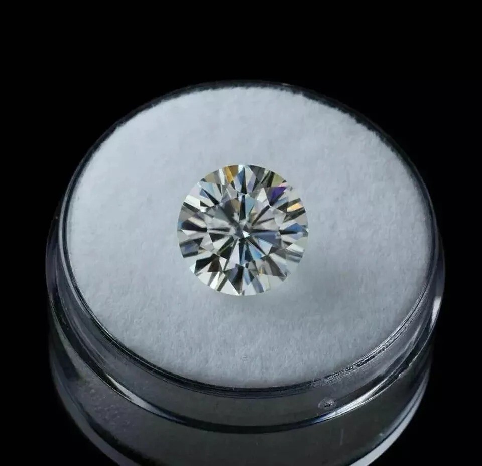 Lab-Grown 3.00 Ct CVD Diamond 9.50 mm Round D, IF Clarity, Certified Diamond | eBay