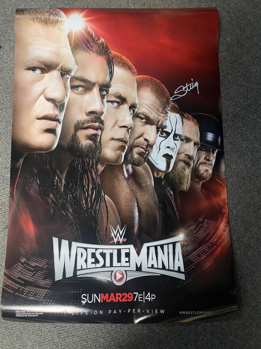 Wrestlemania 31 Poster WWE WrestleMania 31 "Rise" By David Guetta