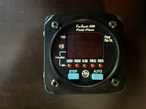 JPI FS-450 fuel flowmeter - used, was removed from panel in working ...