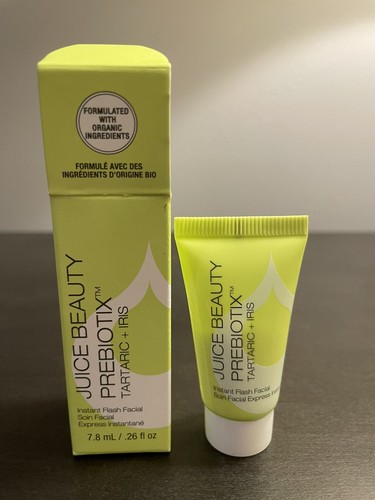 Juice Beauty Prebiotix Instant Flash Facial 7.8 ml .26 fl oz Travel ...