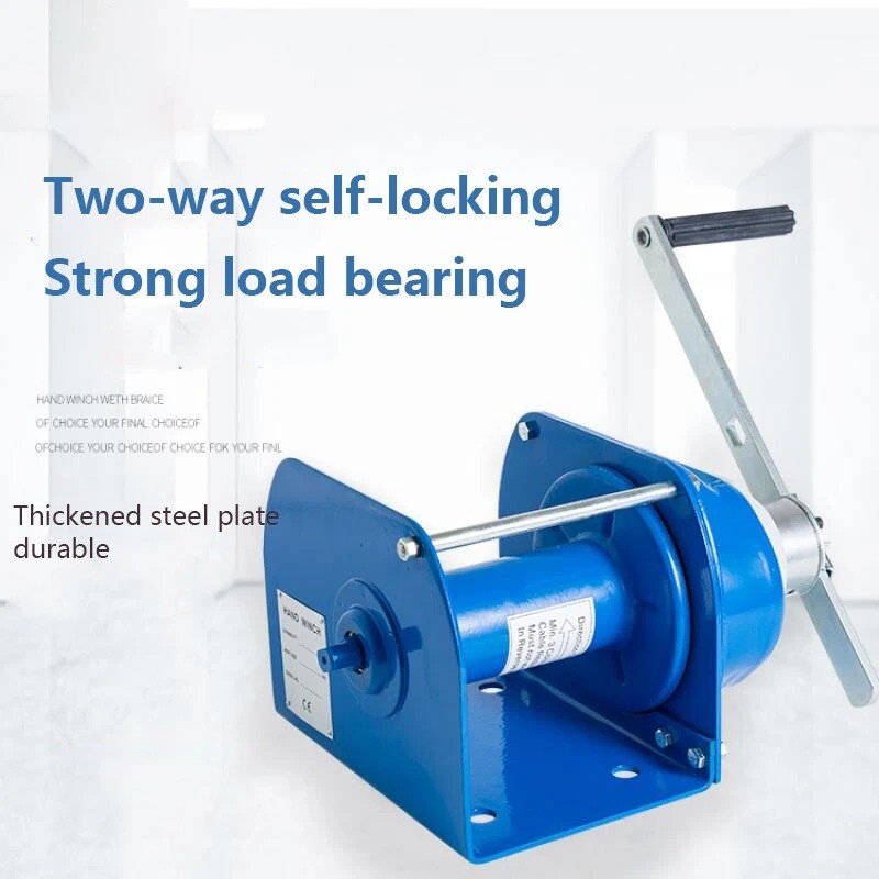 Heavy Duty Hand Winch Manual Winch Two-way Self-locking Winch Automatic ...