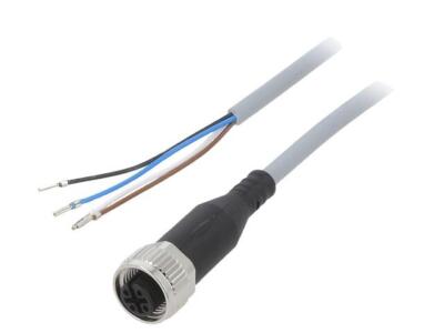 550326 Cavo di collegamento femmina, M12 IP65, IP68, IP69K L: 2,5 m ...