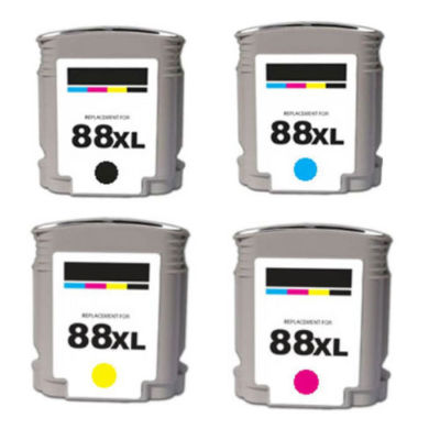 4 Pack 88XL Ink Cartridges For HP Officejet Pro L7500 L7550 L7580 L7590 ...
