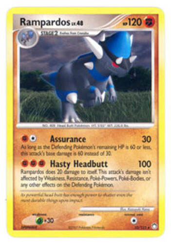 Pokemon - Rampardos - 33/123 - Rare - Mysterious Treasures - NM ...