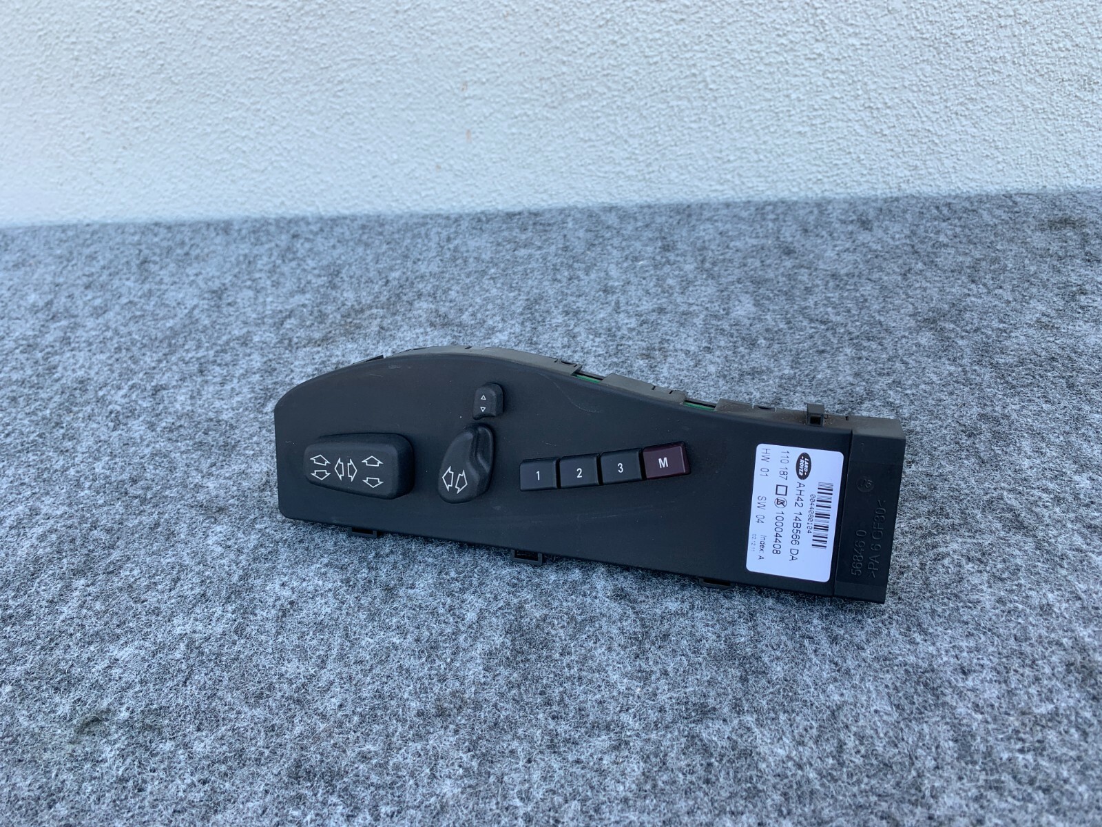 RANGE ROVER HSE (10-12) LEFT DRIVER 10 WAY SEAT SWITCH OEM CONTROLLER ...