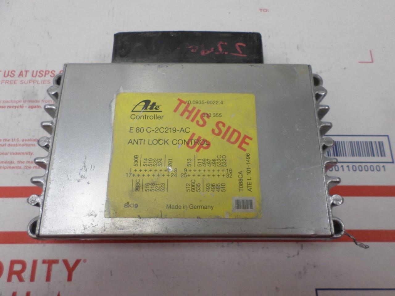 ABS CONTROL MODULE LINCOLN CONTINENTAL 1988 1989 E80C-2C219-AC 3.8L V6 ...