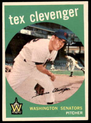 Tex Clevenger Card 1959 Topps #298 | eBay